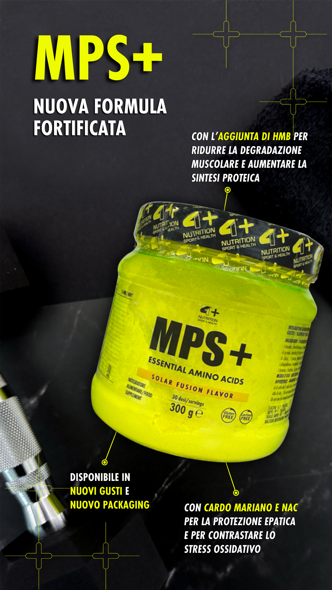 4+ Nutrition | Integratori sportivi alimentari